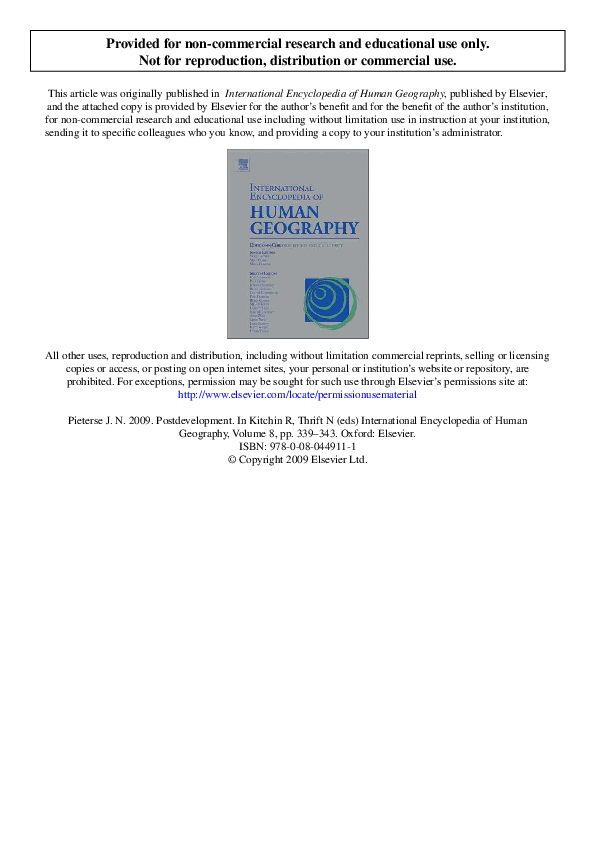 Pdf After Post Development