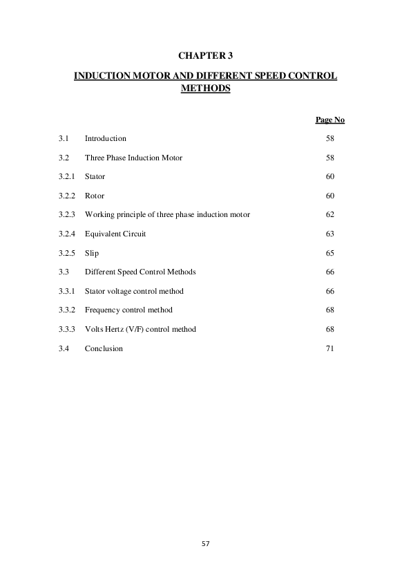 Induction Motor And Different Speed Control Methods