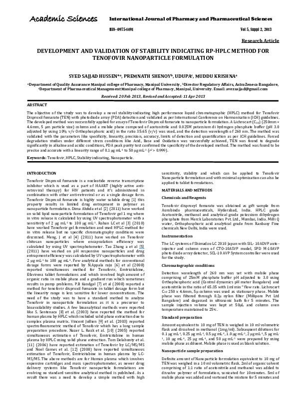 (PDF) DEVELOPMENT AND VALIDATION OF STABILITY-INDICATING HPTLC METHOD FOR DETERMINATION OF ...