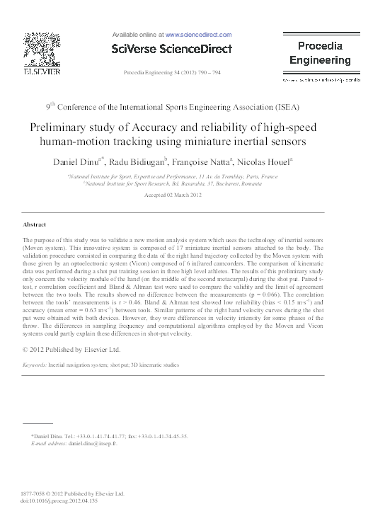 Pdf Survey Of Motion Tracking Methods Based On Inertial Sensors A