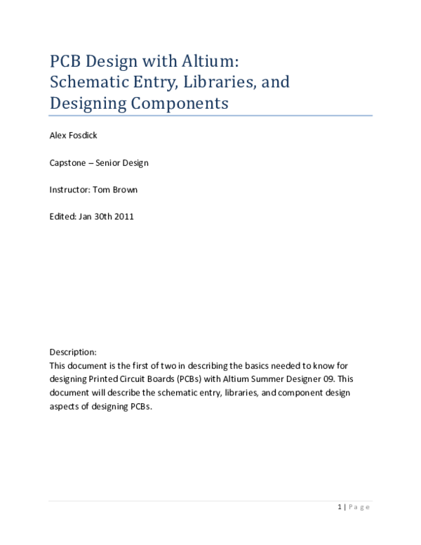 altium schematic library download