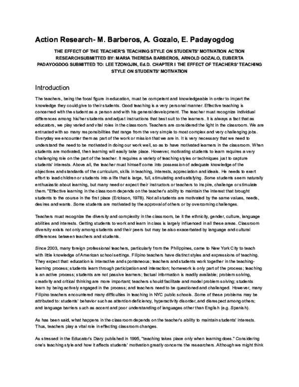 (DOC) Action Research