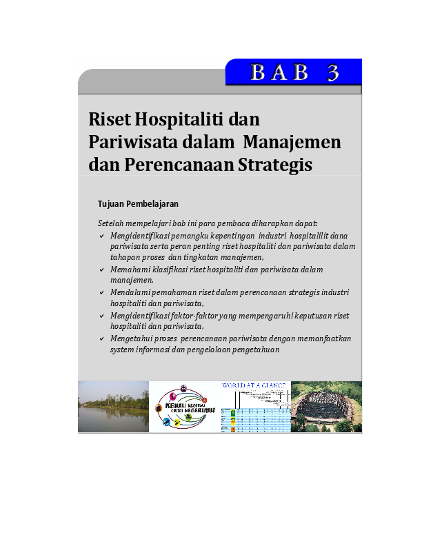 (PDF) BAB III: RISET HOSPITALITI DAN PARIWISATA DALAM MANAJEMEN DAN PERENCANAAN STRATEGIS