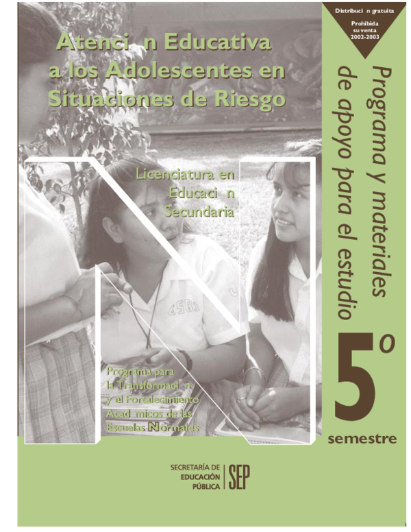 (PDF) Programa para la Transformación y el Fortalecimiento Académicos de las Escuelas ormales ...