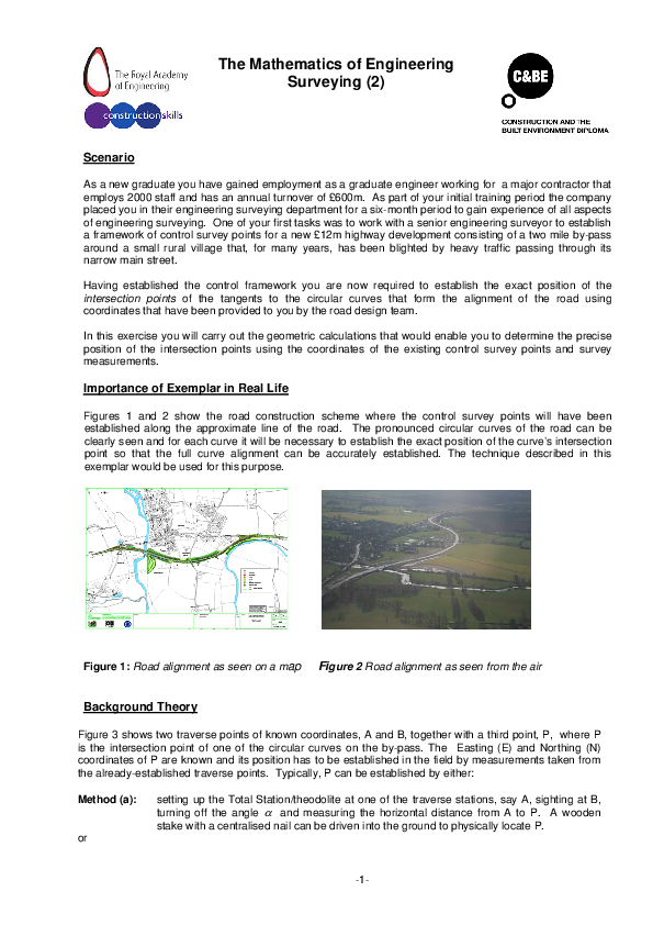 (PDF) The Mathematics of Engineering Surveying (2