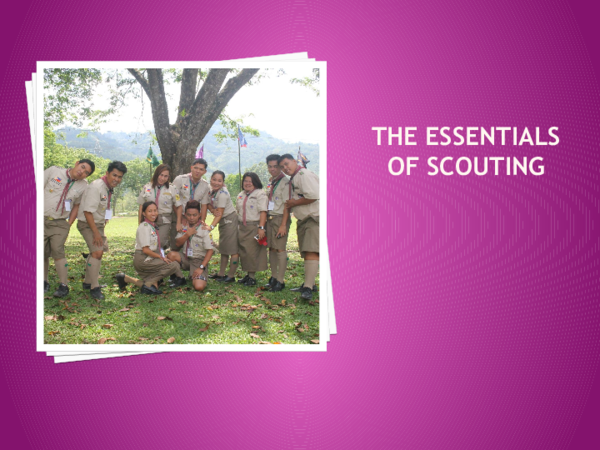 (PPT) THE ESSENTIALS OF SCOUTING