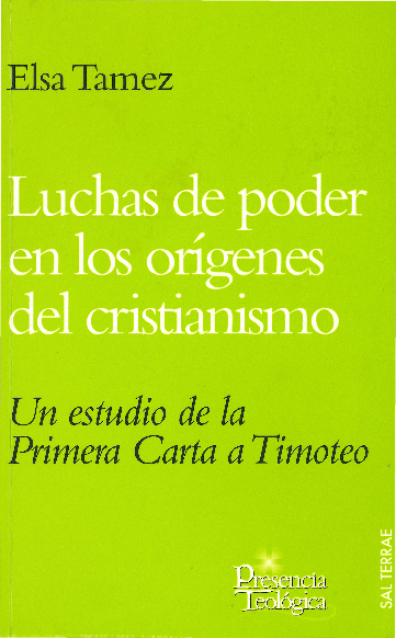 (PDF) Un estudio de la Primera Carta a Timoteo
