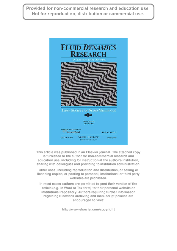(PDF) Chaotic diffusion in steady wavy vortex flow—Dependence on wave ...