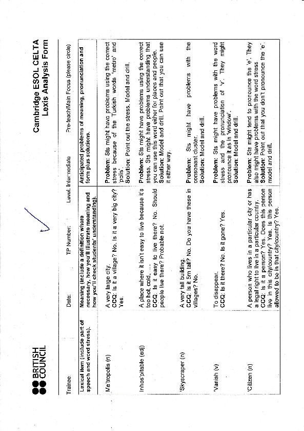 (PDF) Sample Lexis Analysis Forms | leila ghodrat - Academia.edu