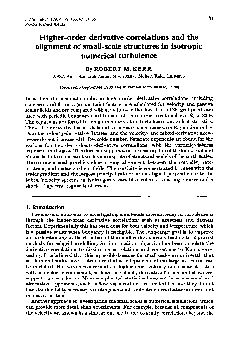 (PDF) Higher-order derivative correlations and the alignment of small-scale structures in ...