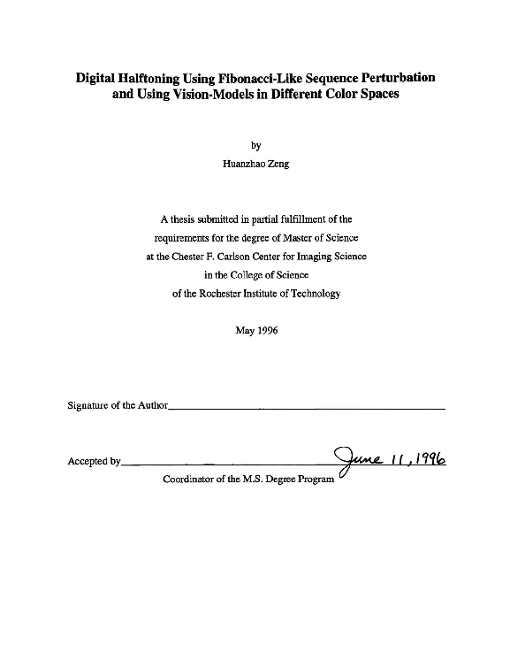 (PDF) Digital halftoning using Fibonacci-like sequence perturbation and ...
