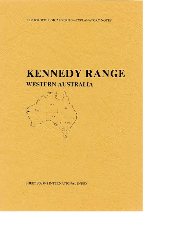 (PDF) Kennedy Range Region - Geology of the Onshore Carnarvon Basin ...