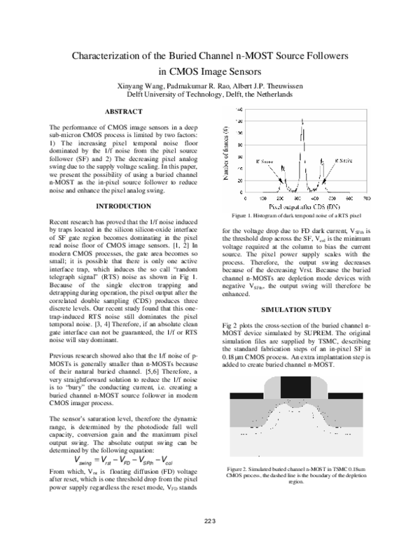 (PDF) Characterization of the Buried Channel n-MOST Source Followers in ...