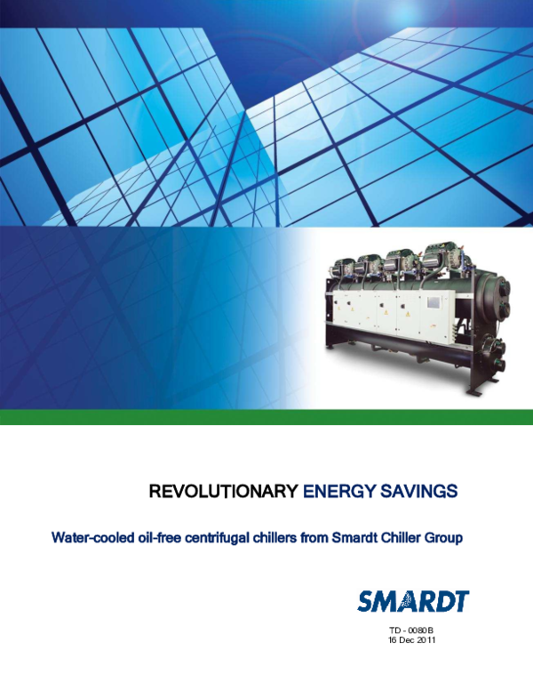 (PDF) REVOLUTIONARY ENERGY SAVINGS Water-cooled oil-free centrifugal ...