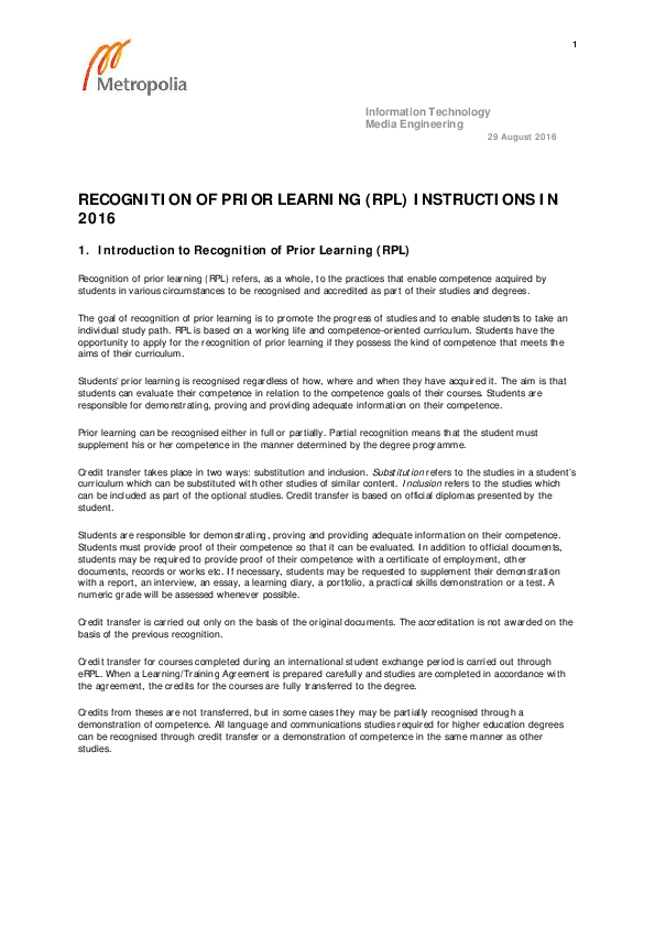 (PDF) Information Technology Media Engineering RECOGNITION OF PRIOR ...