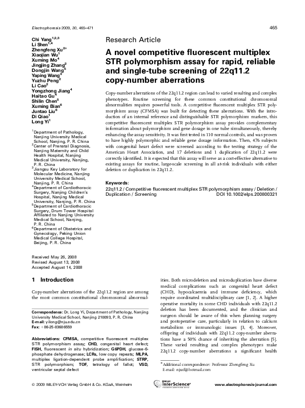 (PDF) A novel competitive fluorescent multiplex STR polymorphism assay ...