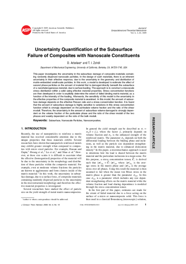 (PDF) Uncertainty Quantification of the Subsurface Failure of ...