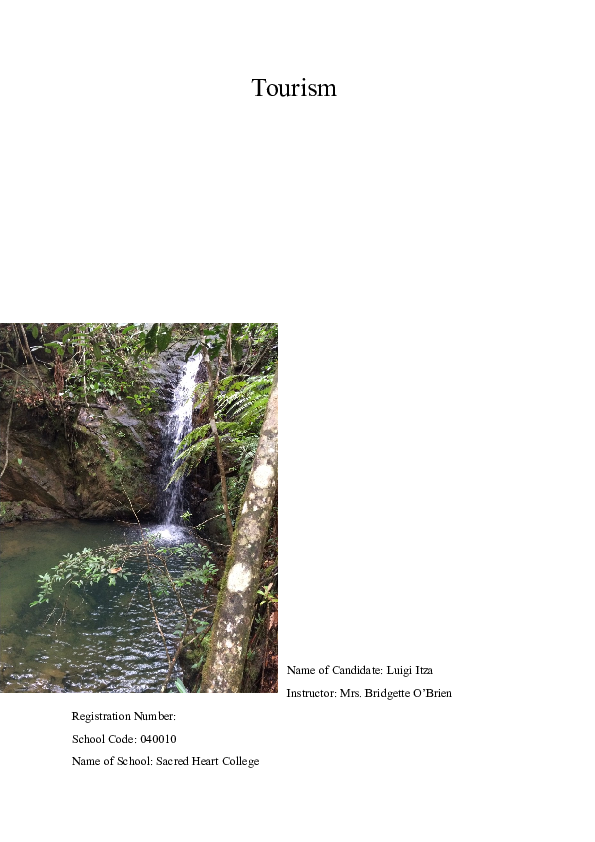 (DOC) Geography SBA.docx | Luigi Itza - Academia.edu