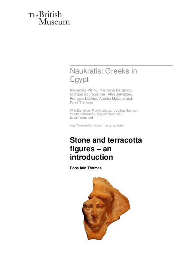 Naukratis: Greeks in Egypt Stone and terracotta figures – an introduction