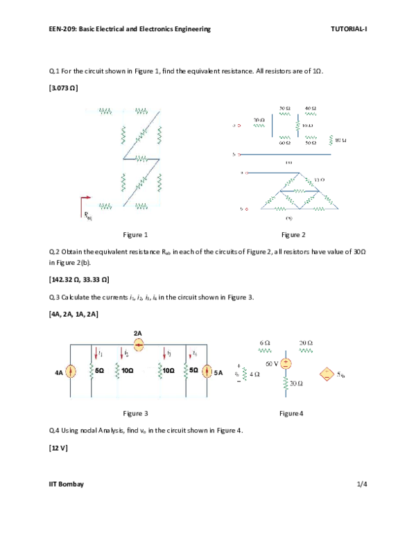 (PDF) EEN-209: Basic Electrical and Electronics Engineering