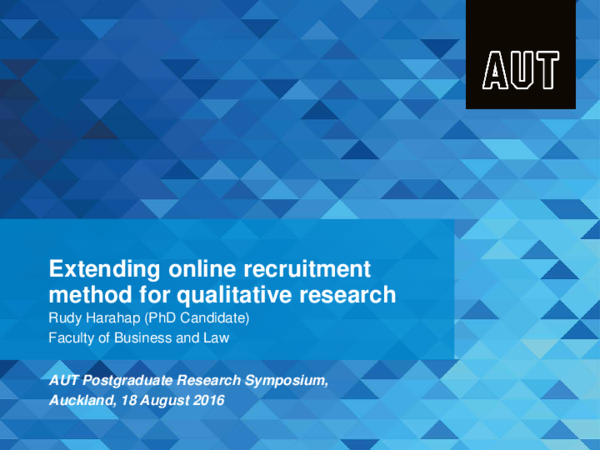 (PDF) Extending online recruitment method for qualitative research
