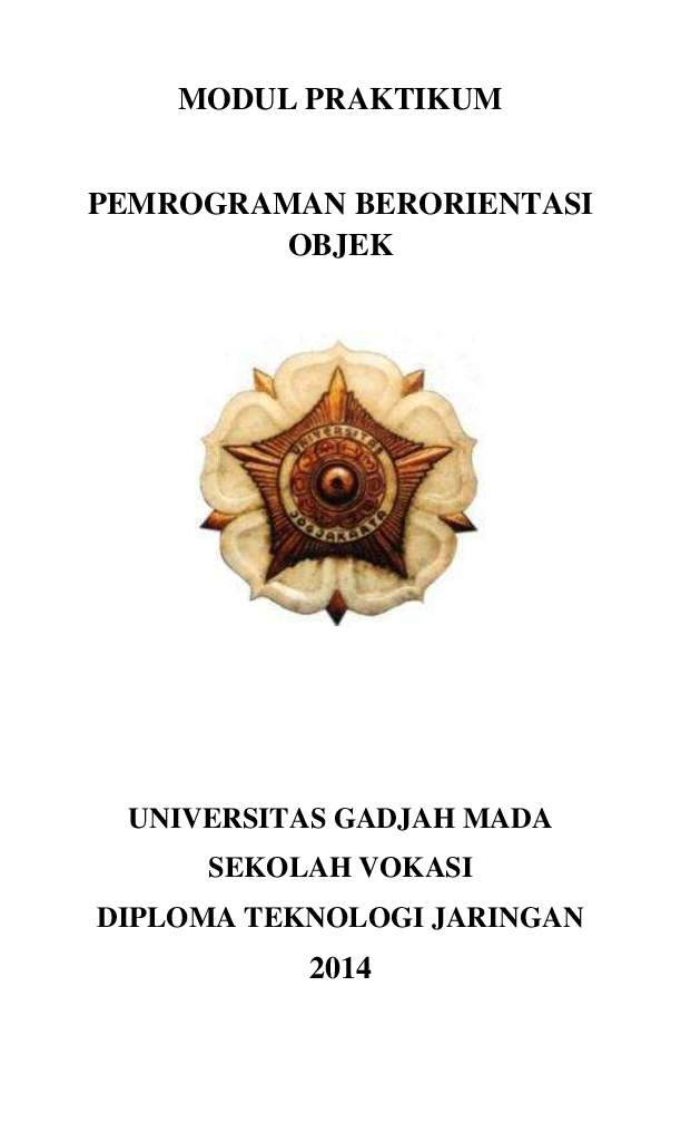 (PDF) MODUL PRAKTIKUM PBO libre Java