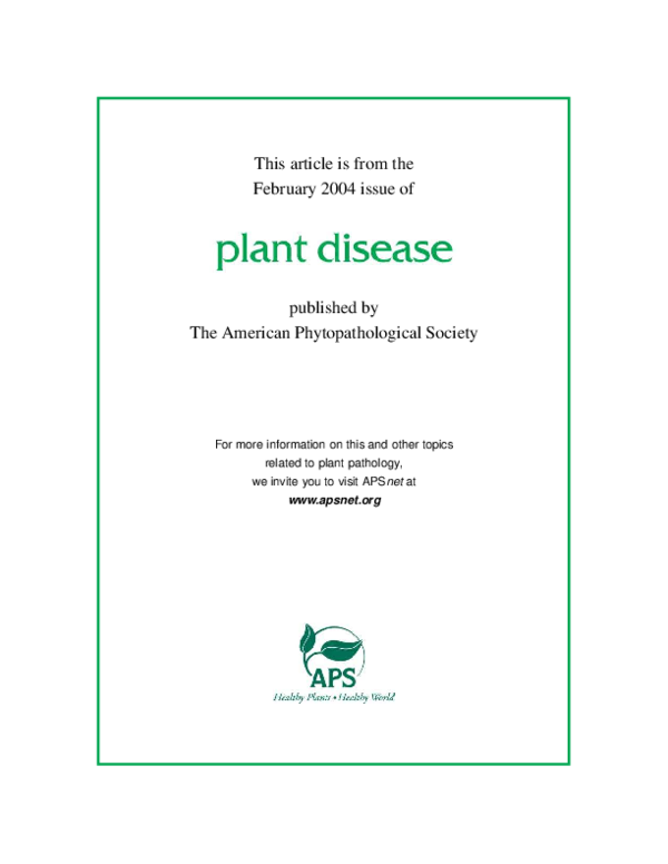 (PDF) Development and Field Evaluation of a Model to Estimate the ...