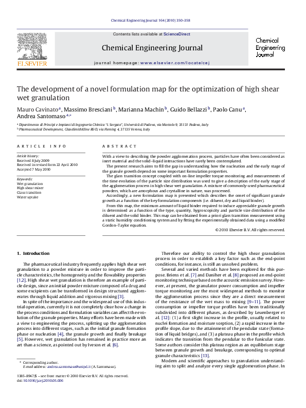 (PDF) The development of a novel formulation map for the optimization ...