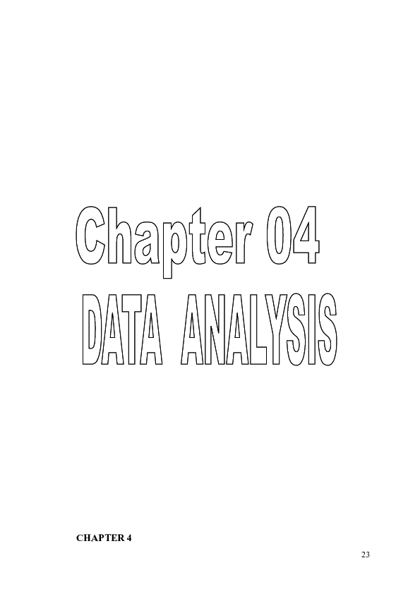 (DOC) CHAPTER 4 DATA ANALYSIS | Nazakat Hussain - Academia.edu