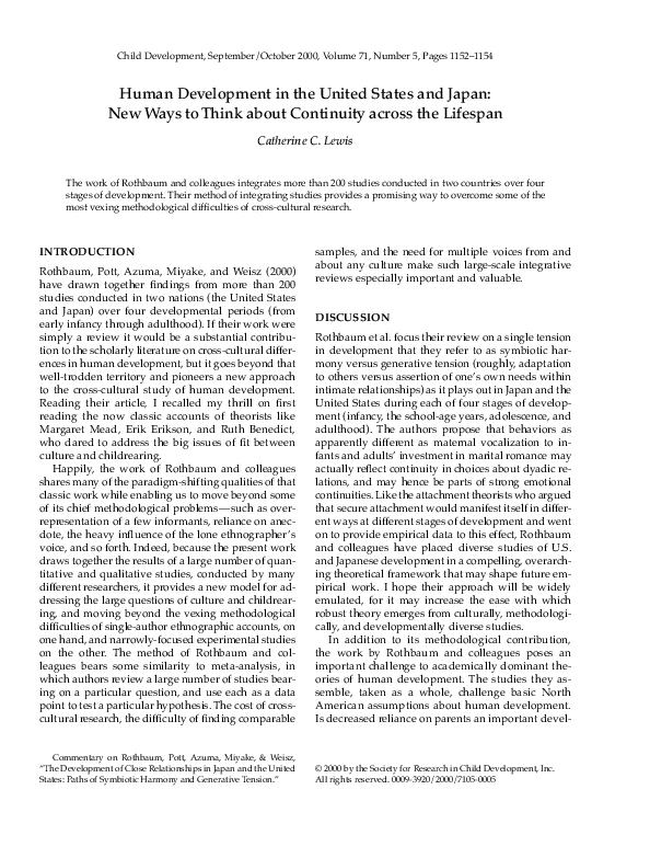 (PDF) Cross-Cultural Human Development Insights