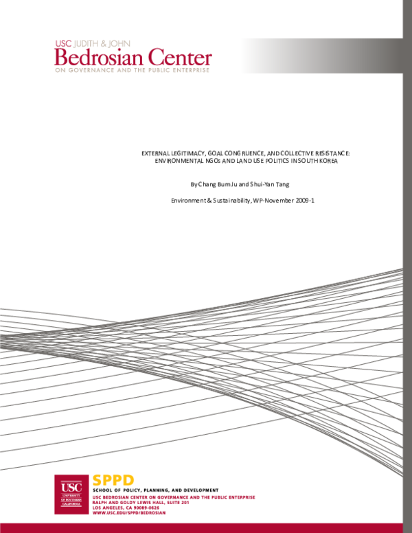 (PDF) External Legitimacy, Goal Congruence and Collective Resistance ...