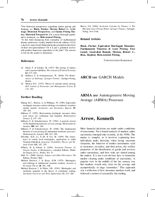 (PDF) Kenneth Arrow
