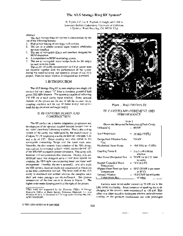(PDF) Low Level RF System for the ANKA Storage Ring | C. Pasotti ...