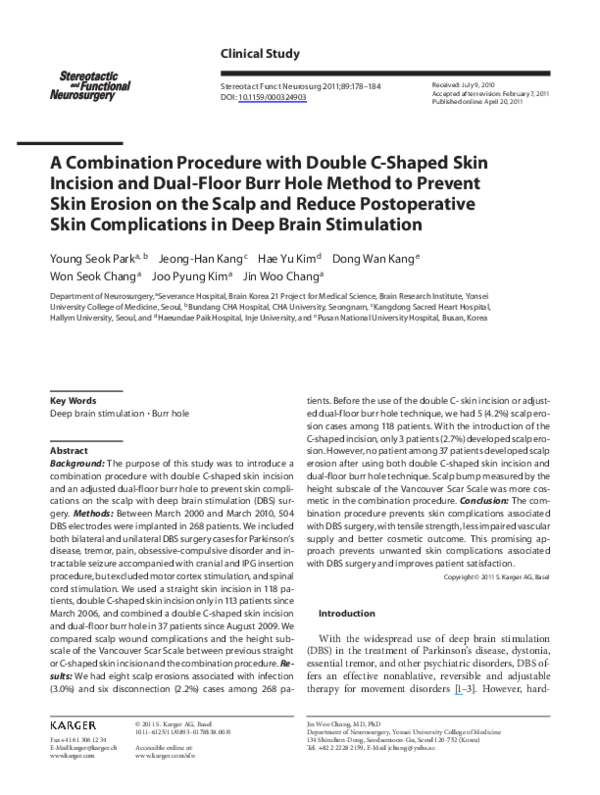 (PDF) A Combination Procedure with Double C-Shaped Skin Incision and ...
