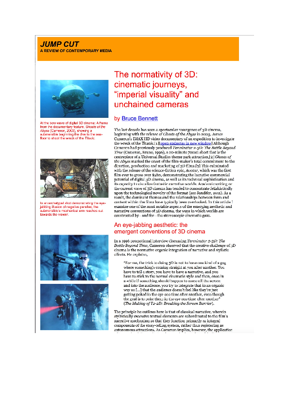 (DOC) 'The normativity of 3D: Cinematic journeys, "imperial visuality ...