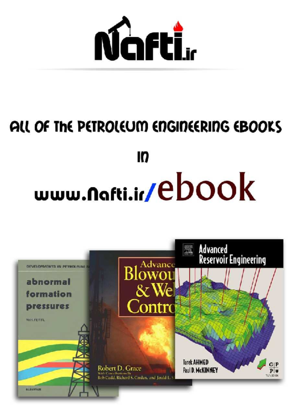 (PDF) Advanced Reservoir Engineering (ahmed,mckinney)
