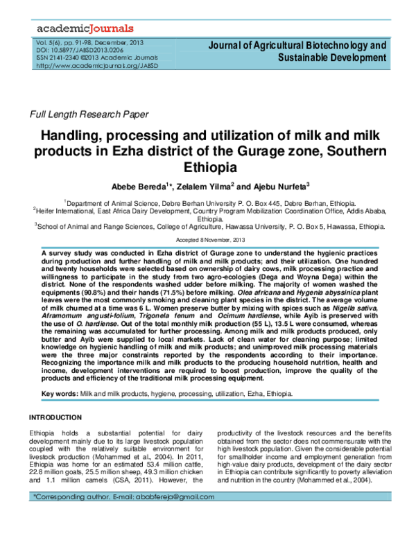 (PDF) Journal of Agricultural Biotechnology and Sustainable Development ...