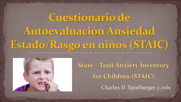 (PDF) State – Trait Anxiety Inventory for Children (STAIC
