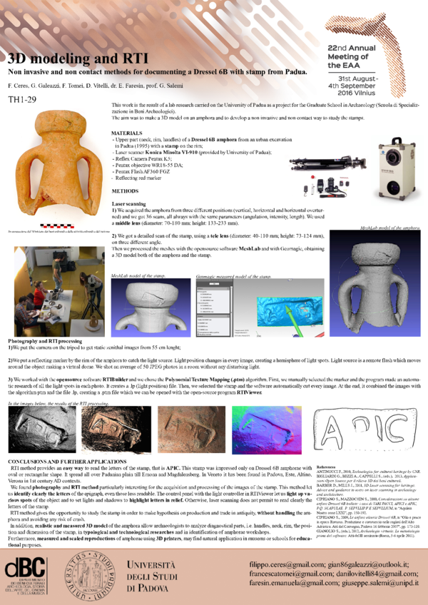 (PDF) 3D model and RTI. Non invasive and non contact methods for ...