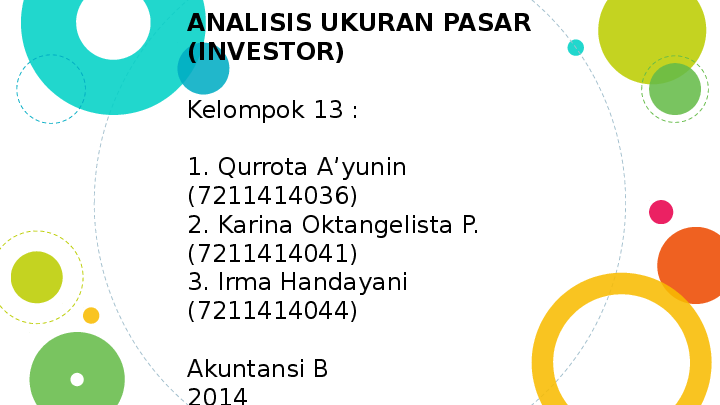 (PPT) ANALISIS UKURAN PASAR