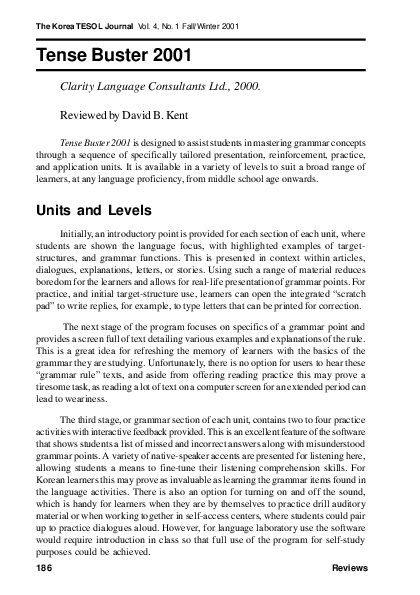 (PDF) Tense Buster
