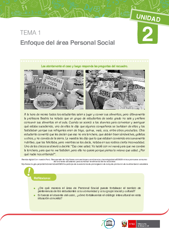 (PDF) Enfoque del área Personal Social