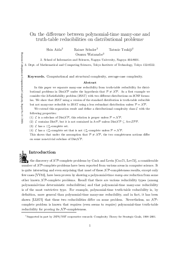 (PDF) On the class of languages recognizable by 1-way quantum finite automata