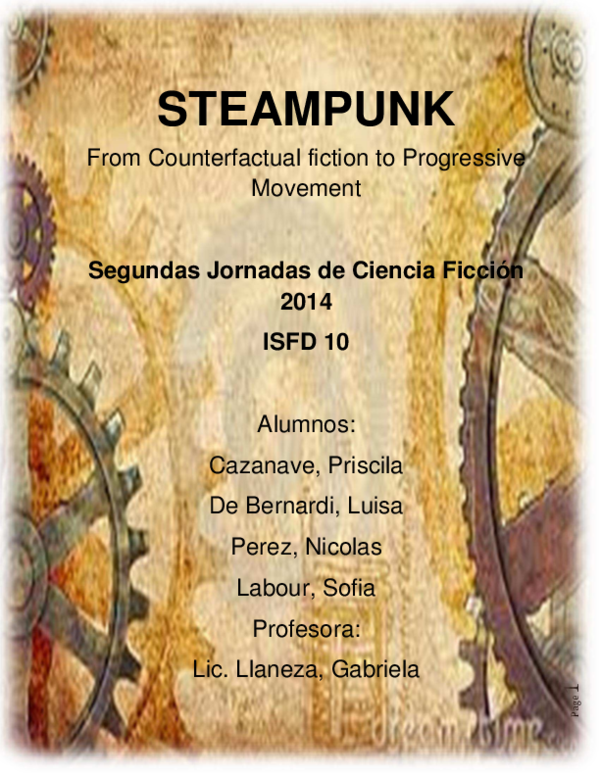 (PDF) Steampunk MEDIA AND CULTURE