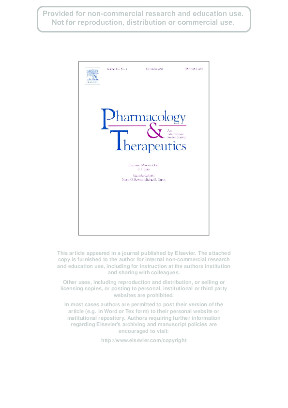 (PDF) 2011 thireau et al., Pharmocol and Ther