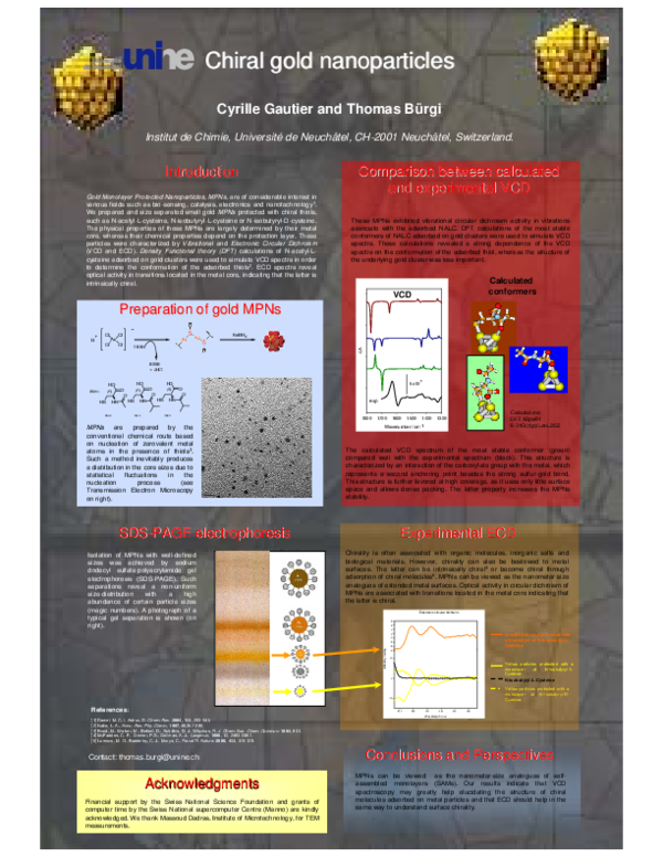 (PDF) Chiral Gold Nanoparticles