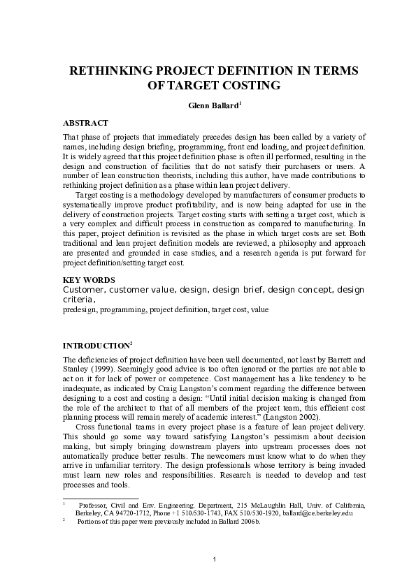 Target Costing Definition target-costing-definition