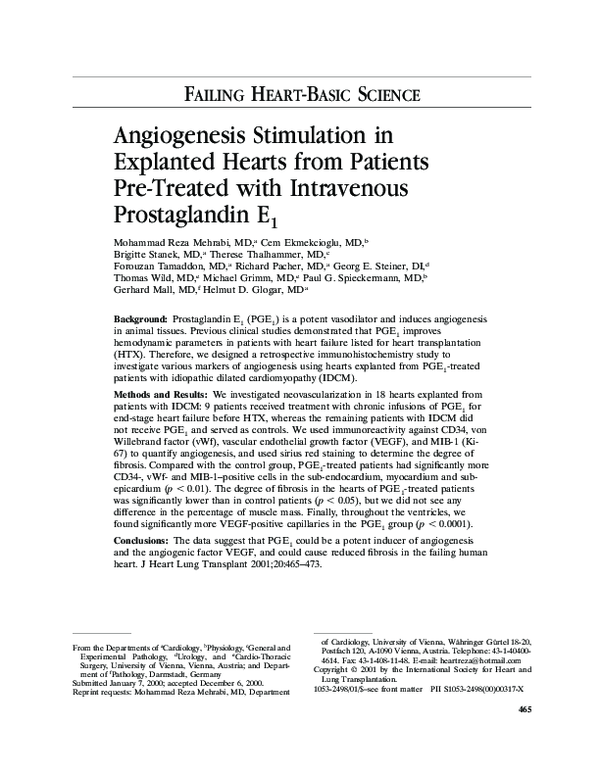 (PDF) Angiogenesis stimulation in explanted hearts from patients pre ...