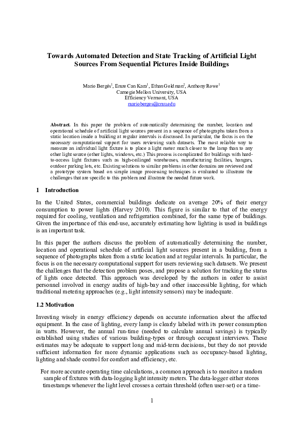 Pdf Towards Automated Detection And State Tracking Of Artificial