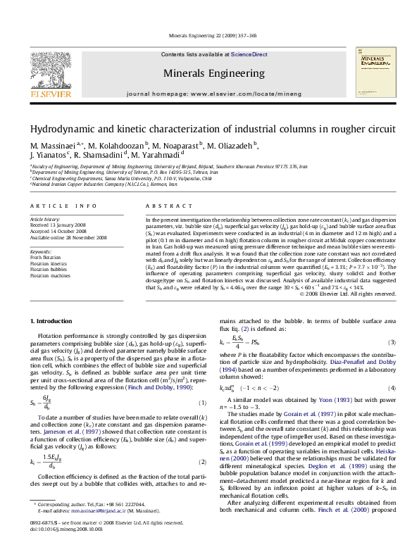(PDF) Hydrodynamic and kinetic characterization of industrial columns ...